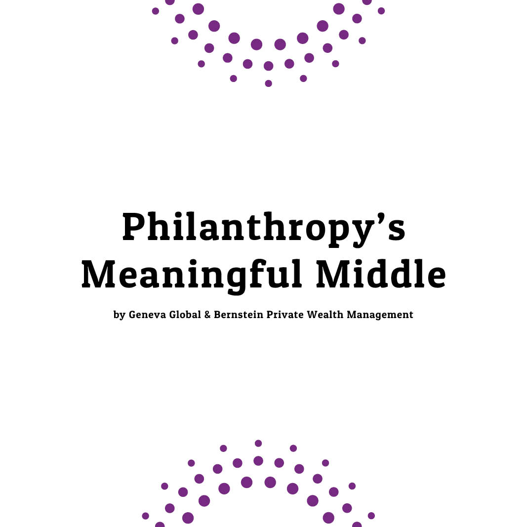 The Meaningful Middle: Good Practices for the Middle Tier-Donor - Geneva Global
